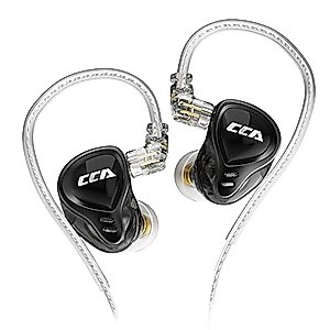 CCA CA16 PRO IEM Earphones 1DD+7BA Hybrid Driver in Ear Monitor Headphones HiFi Wired Earbud for Musicians Audiophiles Singers Music Lover