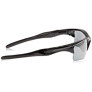 Oakley mens Oo9154 Half Jacket 2.0 Xl Sunglasses, Polished Black/Black Iridium Polarized, 62 mm US