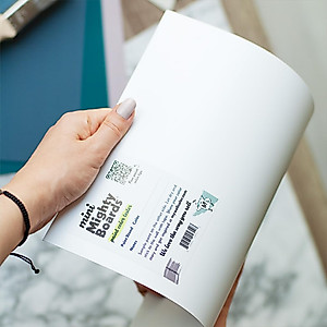 Mighty Board Minis Polystyrene Paint Color Test Panels, 12" x 9", Set of 5, White