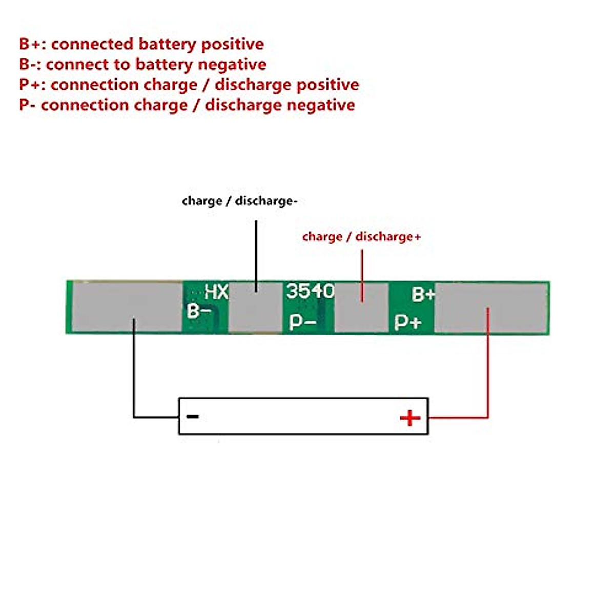 ALMOCN 10PCS 1S 3.7V 4A 18650 Charger PCB BMS Protection Board Li-ion Lithium Battery Protection Board