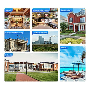 JWM Long Range Guard Tour Patrol System with Downloader, RFID Flashlight Security Guard Equipment with OLED Screen, Free Cloud Software, 2.4G Card for Long Distance Reading