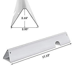 WALBZS 66032 67095 66795 Stainless Steel Flavorizer Bar for Weber Genesis II 300 Series Gas Grill, Weber Flavorizer Bars Genesis II E-310, II E-330, II E-335, II S-310, II LX E-340 (5Pack)