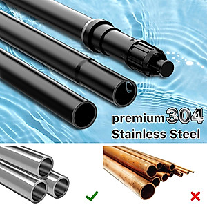 KEGII Shower Caddy Corner Tension Pole - Shower Organizer Rustproof, Black Shower Shelves Free Standing, Inside Shower Rack Shampoo Holder, Shower Storage Adjustable