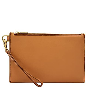 Fossil Women's Leather Wristlet Wallet Pouch with Removable Strap