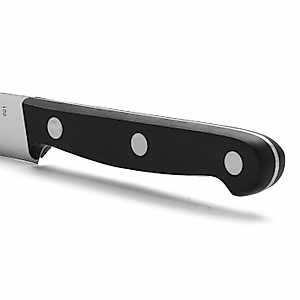 ARCOS Paring Knife 4 Inch Stainless Steel. Professional Knife for Peeling Fruits and Vegetable. Ergonomic Polyoxymethylene Handle and 100 mm Blade. Series Universal. Color Black