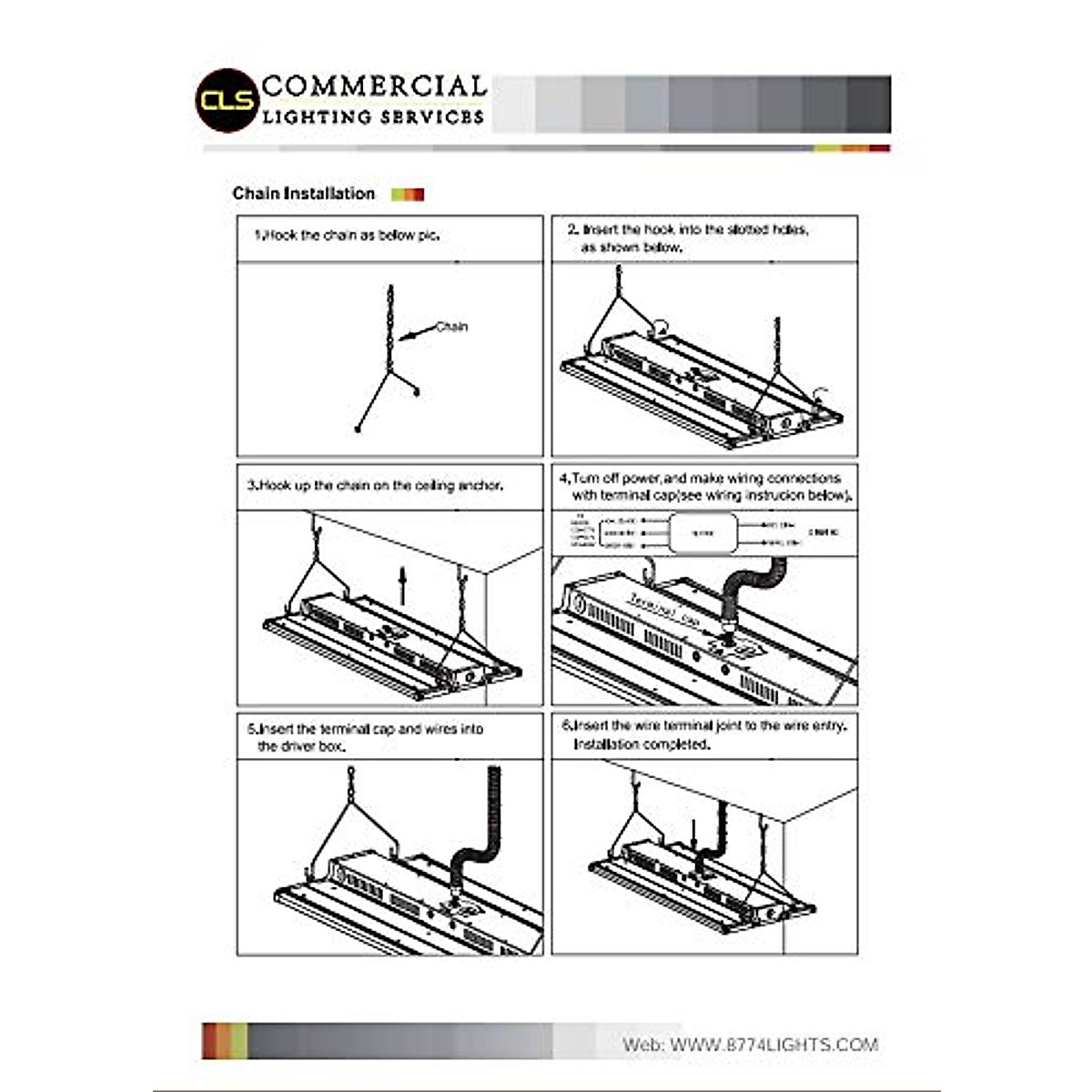 LED Linear High Bay Light 225W Warehouse Factory Light Dimmable 4G