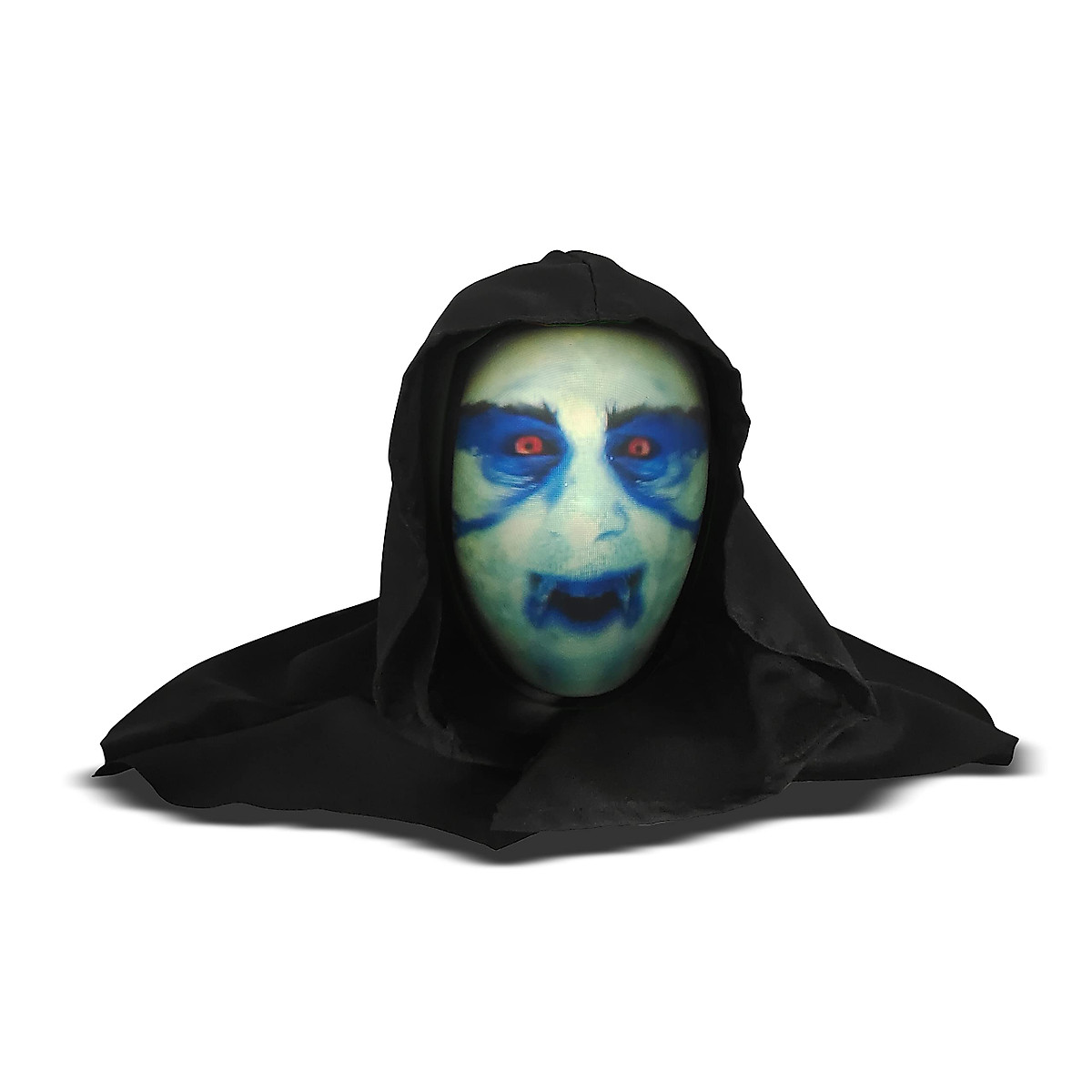 ANIMAT3D Mindscope The Hauntley's Talking Animated Haunted Head with Built in Projector & Speaker Plug'n Play