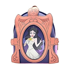Loungefly X LASR Exclusive Disney Little Mermaid Ursula & Vanessa Lenticular Mini Backpack - Fashion Cosplay Disneybound Cute Backpacks