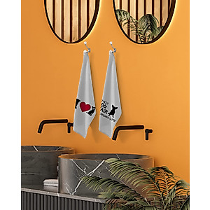 kunlisa Funny Chihuahua Dog Absorbent Kitchen Towels and Dishcloths 16×24 Inches Set of 4,Cute Chihuahua Lovers Gifts Hand Towel Dish Towel Tea Towel for Kitchen Bathroom Decor,Chihuahua Owners Gifts