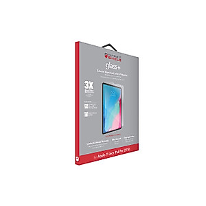 Invisible Shield ZAGG InvisibleShield Glass Plus - Tempered Glass Screen Protector Made for The Apple iPad Pro 11 Inch - Clear