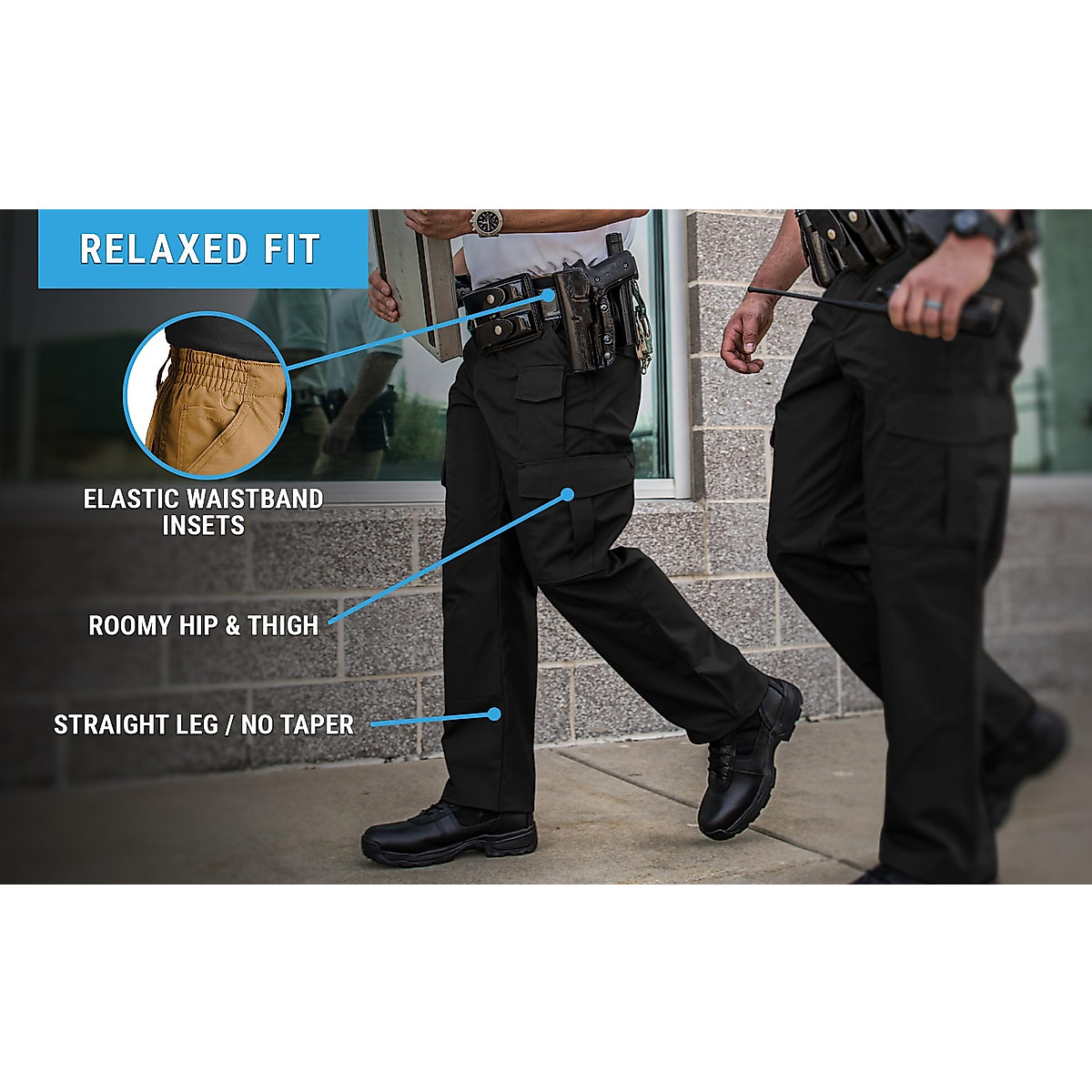 Propper Men's Uniform Tactical Pant, Black, 28'' x 37''