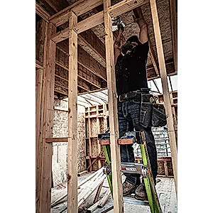 Little Giant Ladders, King Kombo, Professional, 4 ft. A Frame, 7 Ft. Extension, Fiberglass, Type 1AA, 375 lbs weight rating, (13470-001)