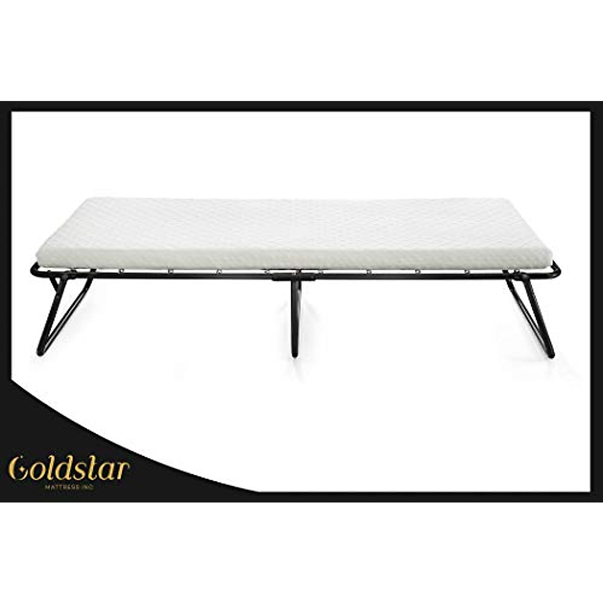 Guest Folding Bed Cot - with Memory Foam Mattress Compact, Portable & Lightweight Folding Bed Frame with Thick Memory Foam Mattress for Spare Bedroom & Office (31 inch)