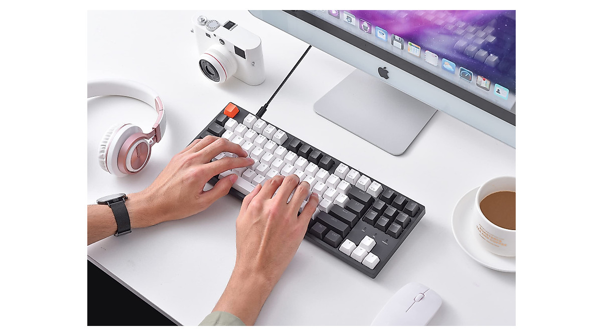 Keychron C1 Hot-Swappable TKL Mechanical Keyboard for Mac/Win