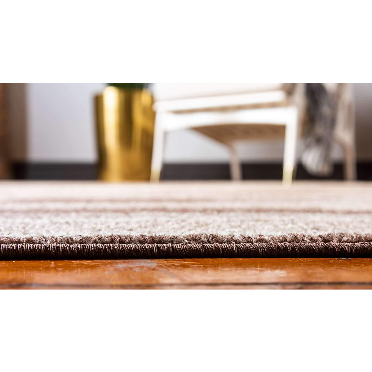 Unique Loom Autumn Collection Area Rug - Wheat (2' x 3' 1" Rectangle, Brown/ Beige)