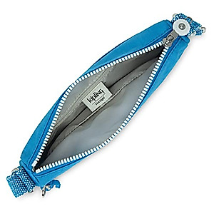 Kipling Women’s Sebastian Crossbody, Super Light, Durable Messenger, Nylon Shoulder Bag, Eager Blue