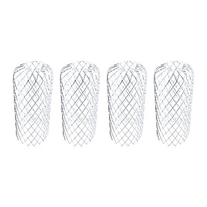 Roof Gutter Guard Filters Expand Aluminum Filter Strainer Stops Blockage Leaf Drains Debris Drain Net Cover(4pcs)