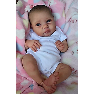 Zero Pam Reborn Baby Boy Dolls 20 Inch Realistic Newborn Baby Doll Soft Silicone Babies That Look Real Lifelike Toddler Dolls Real Looking Reborn Dolls for Girls