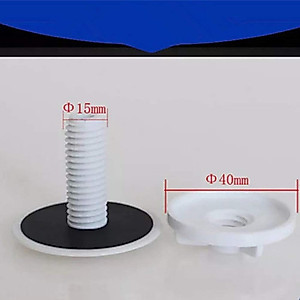 Cabilock Bathtub Accessories Plastic Kitchen Faucet Hole Dispenser Decorative Cover Kitchen Sink Tap Hole Plug (White) Tub Drain Stopper