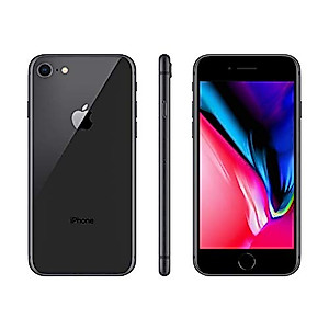 Apple iPhone 8 (256GB, Space Gray) [Locked] + Carrier Subscription