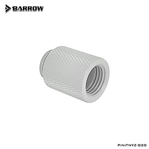 Barrow G1/4" Male to Female Extender Fitting, 20mm, White