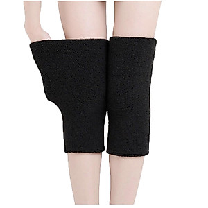 FakeFace Elder Women Thermal Knee Braces Leg Warmers Winter Warm Rheumatic Arthritis Knee Sleeves Protector Wraps Pads for Outdoor Sports Motorcycle Ski Cycling