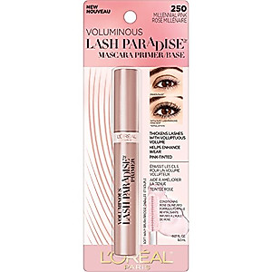 L'Oreal Paris Cosmetics Voluminous Lash Paradise Mascara Primer Base, Millennial Pink, 0.27 Fluid Ounce