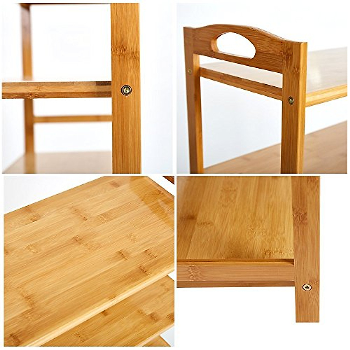 Livebest 6-Tier Entryway Shoe Rack Wooden Shoe Shelf Storage Organizer Cabinet