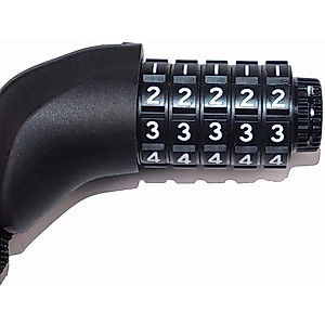 Bicycle Locks Heavy Duty Anti Theft Bike Lock 110cm Bike Chain Lock with 2 Keys Heavy Duty Multi-Purpose Anti-Theft Bicycle Cable Lock Easy to Carry