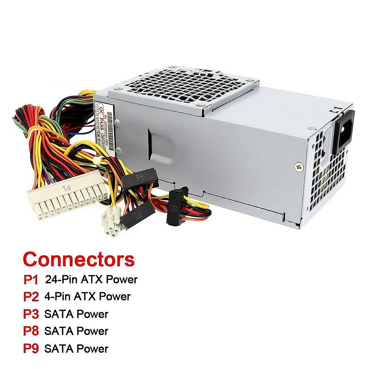 D250AD-00 H250ad-00 250W Power Supply for Dell Optiplex 390 3010 990 790 DT 530s 537s 540s 545s 546s 560s 570s 580s Vostro 200s 220s 230s 400s Studio 540s Slim Desktop DT Systems L250NS-00