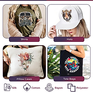 TAIGAOASIS DTF Transfer Film A4-30 Sheets - 8.3 x 11.7 Inches - Anti-Static DTF Transfer Paper - Direct to Film Paper with Double Matte Finish - 10X Coating for Brighter, Clearer, Durable Images