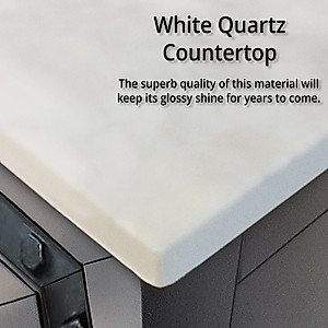 Bell+Modern Augustine 84 in W x 22 in D Dark Grey Double Bath Vanity and White Quartz Top