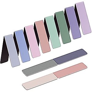 UpUDo 12 Pack Magnetic Bookmark, Book Marker Clip for Teachers, Students, Book Lovers, Printing on 2 Side