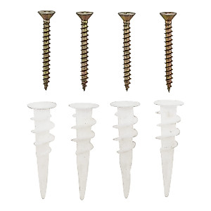 Allen Company Stronghold Steel Hooks, 2-Hooks Per Pack, Brass/Gold