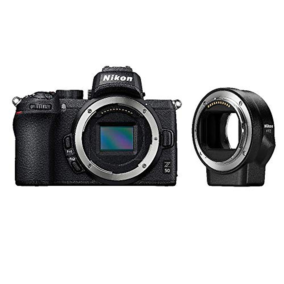 Nikon Z50 + FTZ Mirrorless Camera Kit VOA050K003 (Renewed)