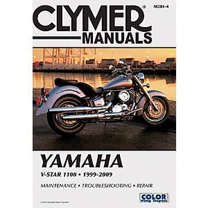 Yamaha V-Star 1100 Series Motorcycle (1999-2009) Service Repair Manual