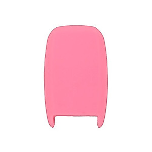 SEGADEN Silicone Cover Protector Case Holder Skin Jacket Compatible with KIA 4 Button Smart Remote Key Fob CV4150 Pink