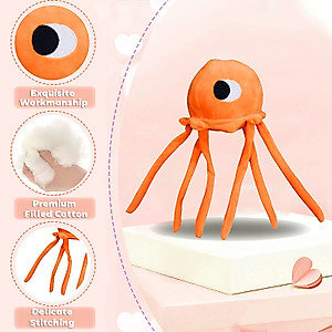 SMEARUS Garten of Banban, 11.8" Garten of Ban Ban Plush Monster Horror Game Garden of Ban Ban Plushies, Birthday Party Favors Gifts (Orange)