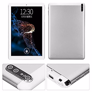 Garsentx Tablet 10.1 Inch Android 11,6GB RAM 128GB ROM, 8800mAh Battery Octa Core IPS HD Touchscreen Tablets,5G WiFi Tablet, 13MP Camera (Silver)(US)