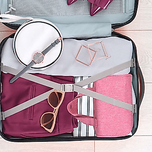 A F 4-in-1 hanging Toiletry bag | Roll-up makeup organizer with 4 detachable PVC zip pouches| travel toiletry bag, 600D oxford fabric material organize Make up , Cosmetics, Pink