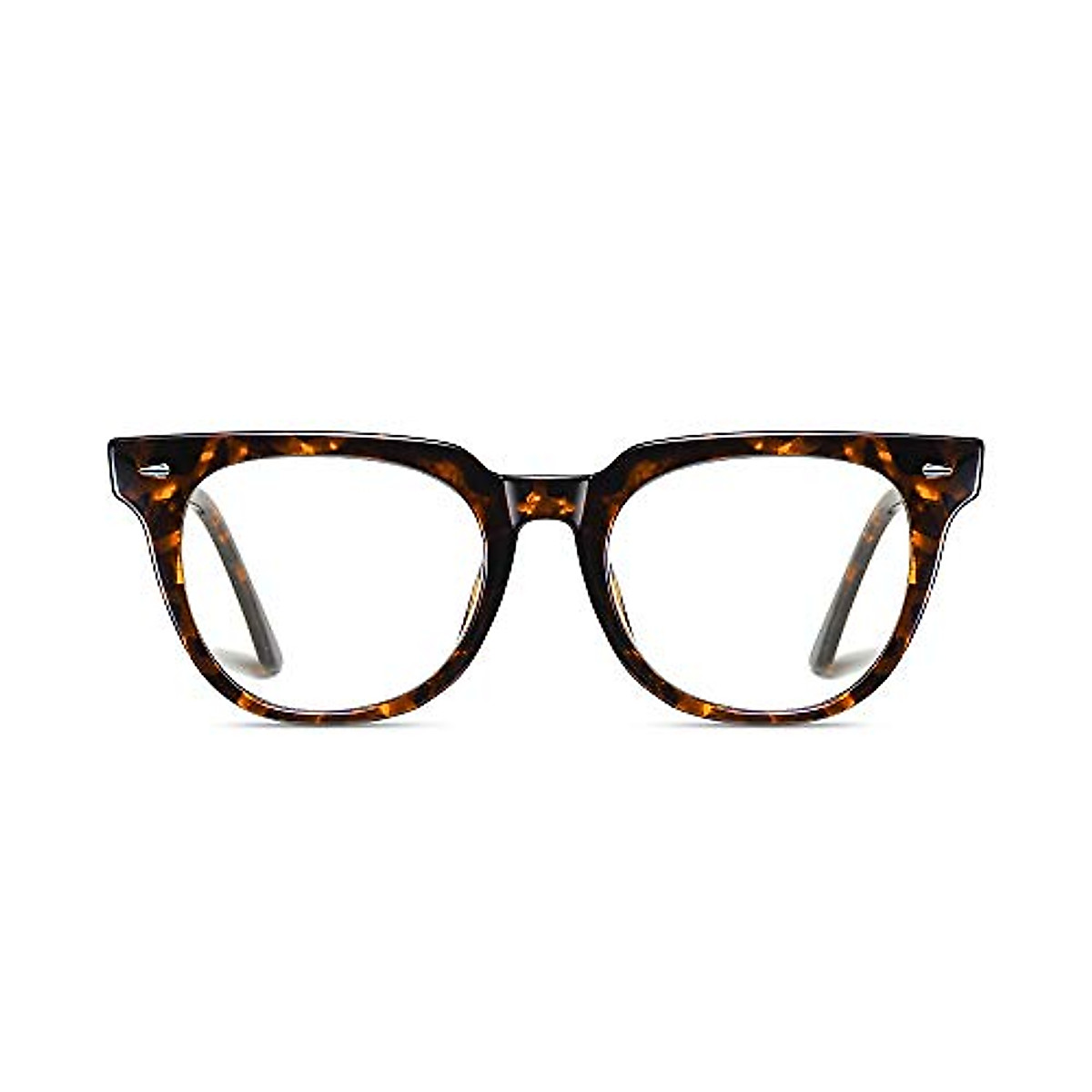 Penbea Blue Light Glasses Women - Computer Gaming Glasses for Women, Blue Light Blocking Glasses Women, Fake Eyeglasses Non Prescription Eye Strain Blue Blockers Glasses for Women - Tortoise