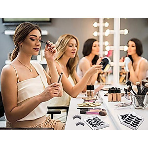 30 Pairs of 3D 6D False Eyelashes Kit Dramatic Soft Thick Handmade False Eyelashes with 6 Kinds Different Density for Women and Girls Natural Look