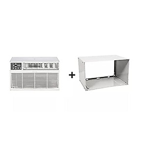 Koldfront WTC14001WSLV 14000 BTU 208/230V Through the Wall Air Conditioner with 10600 BTU Heater with Remote and Sleeve