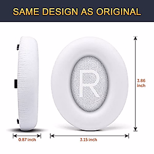 Aiivioll- Replacement Earpads/pad/Pad Set/Ear Cushion Compatible with Bose Soundbar 700 Noise Cancelling Headphones (White)