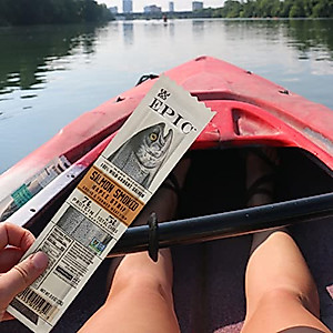 EPIC Smoked Salmon Strips, Wild Caught, Paleo Friendly, 20 ct, 0.8oz Strips