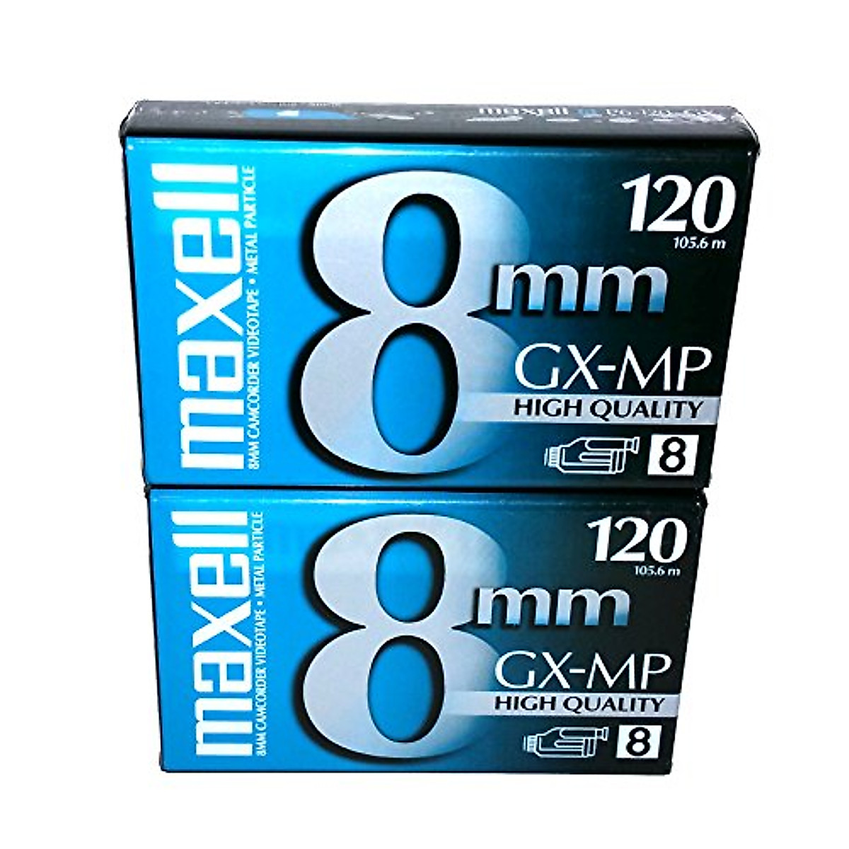Maxell P6-120 GX-MP High Quality Camcorder Tapes, 2 Pack