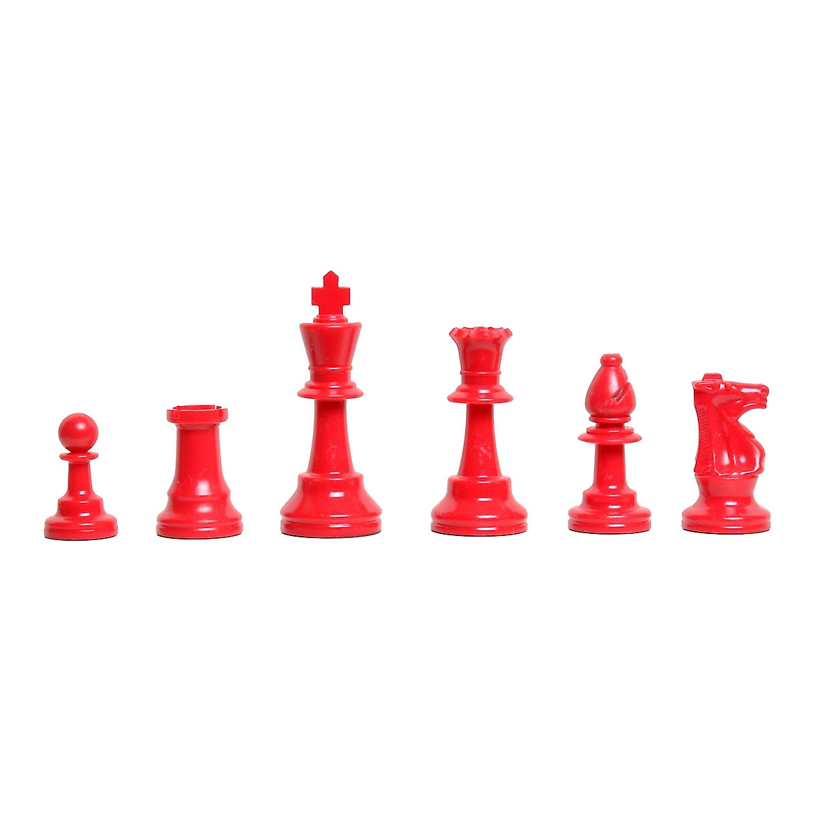The House of Staunton Four Player Chess Set Combination - Single Weighted Regulation Colored Chess Pieces, Four Player Vinyl Chess Board