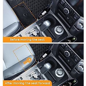 Center Console Organizer Compatible with Toyota 4Runner 2024 2023 2022 2021 2020 2010-2019, Car Interior Accessories, Shifter Storage Box, Gear Shift Console Side Tray, Coin Change Holder, Black