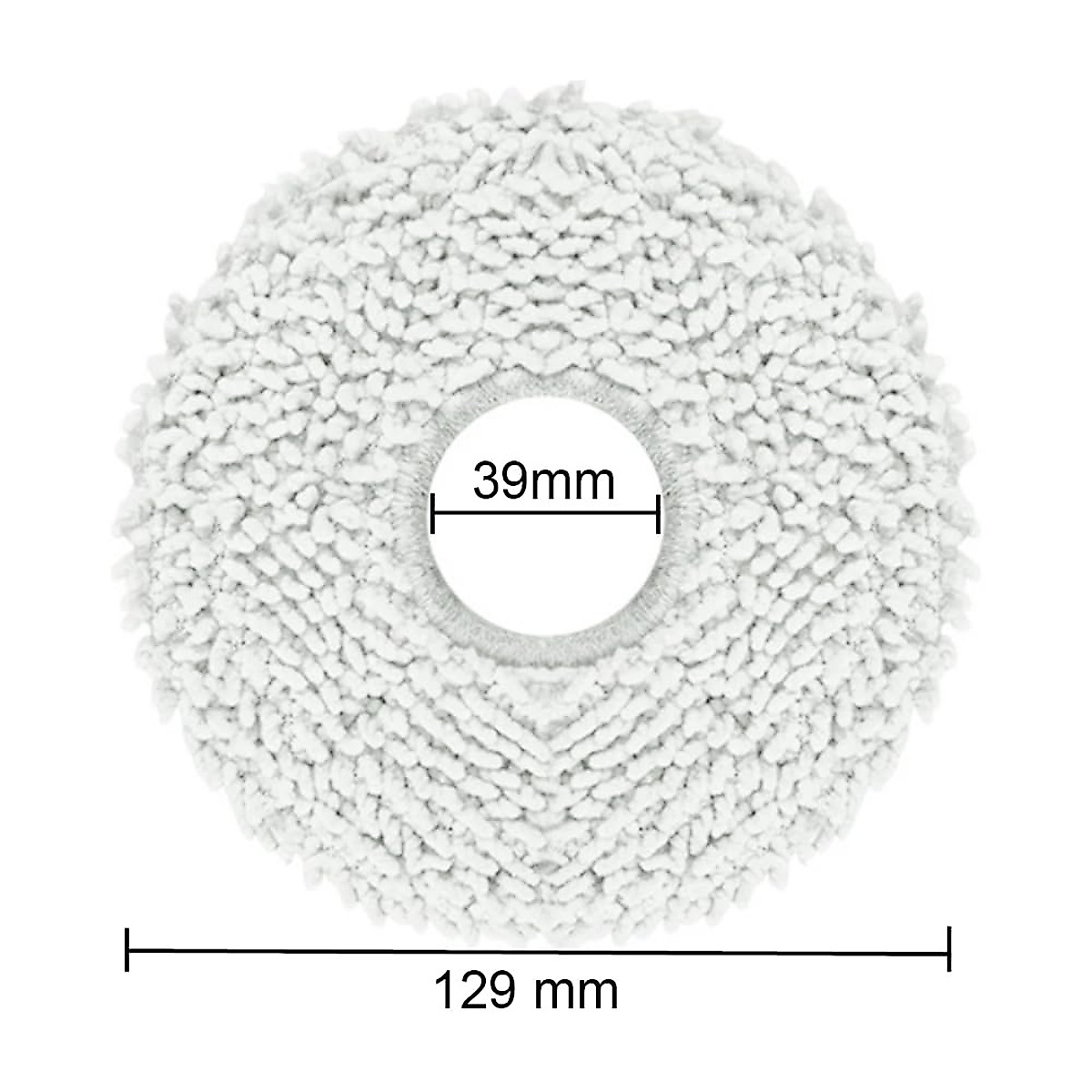 10pcs Mop pads for Ecovacs DEEBOT X1 Omni X1 Turbo T20 Omni T10 Omni X2 Omni T30S Deebot T20 Omni Accessories Deebot Mopping Pads