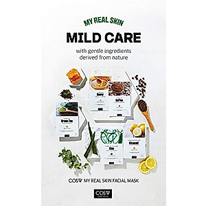 Green Grade Cupra Facial Sheet Masks(16 combo) Variety Pack Featuring 16 Different Hydrating Full Face Masks